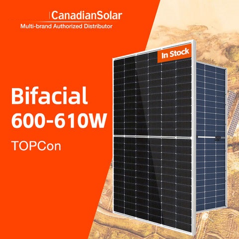 Canadian solar TOPBiHiKu6 600W 605W 610W 615W-JiangSu JINGYAN Energy ...