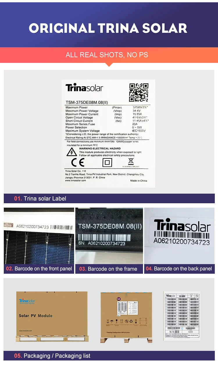 Trina solar panel 590W 600w 610W-JiangSu JINGYAN Energy Technology Co.,Ltd.