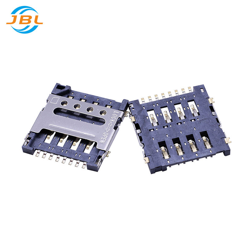 Nano Sim connector 7Pin 1.4h Push-Pull Type Card Slot Holder Connector ...