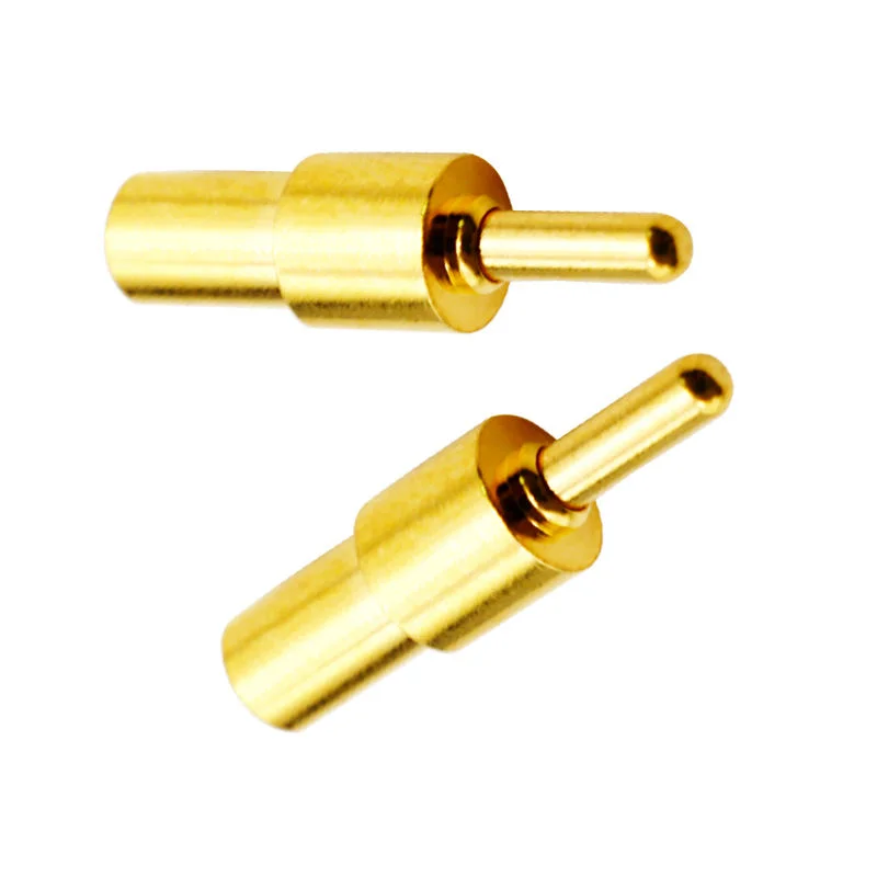SMD spring loaded contact pin with solder tail and solder-cup versions