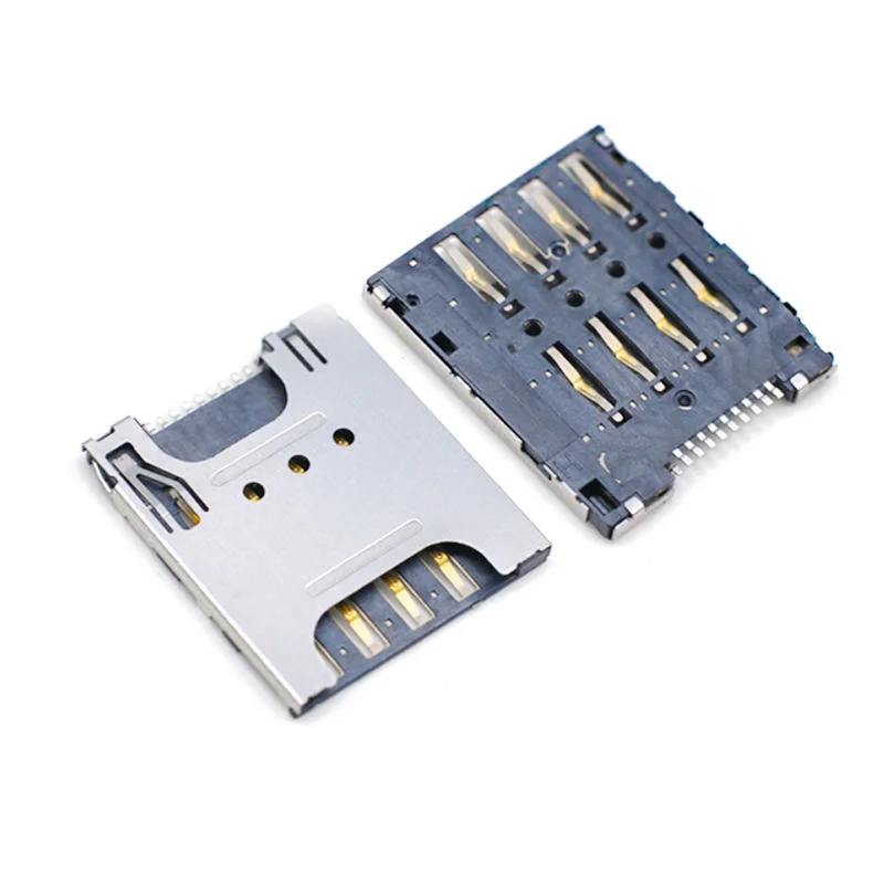 10 pin no push micro sim card slot connector holders for laptop 102314812