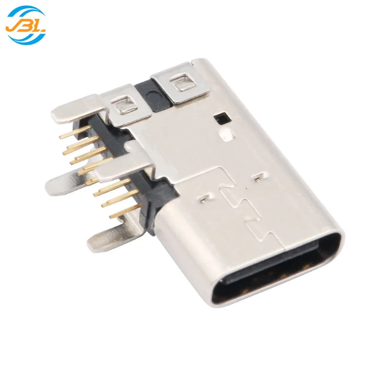 USB C type-c14PIN Side socket chassis Cover Bend Angle 6.0mm Waterproof ...