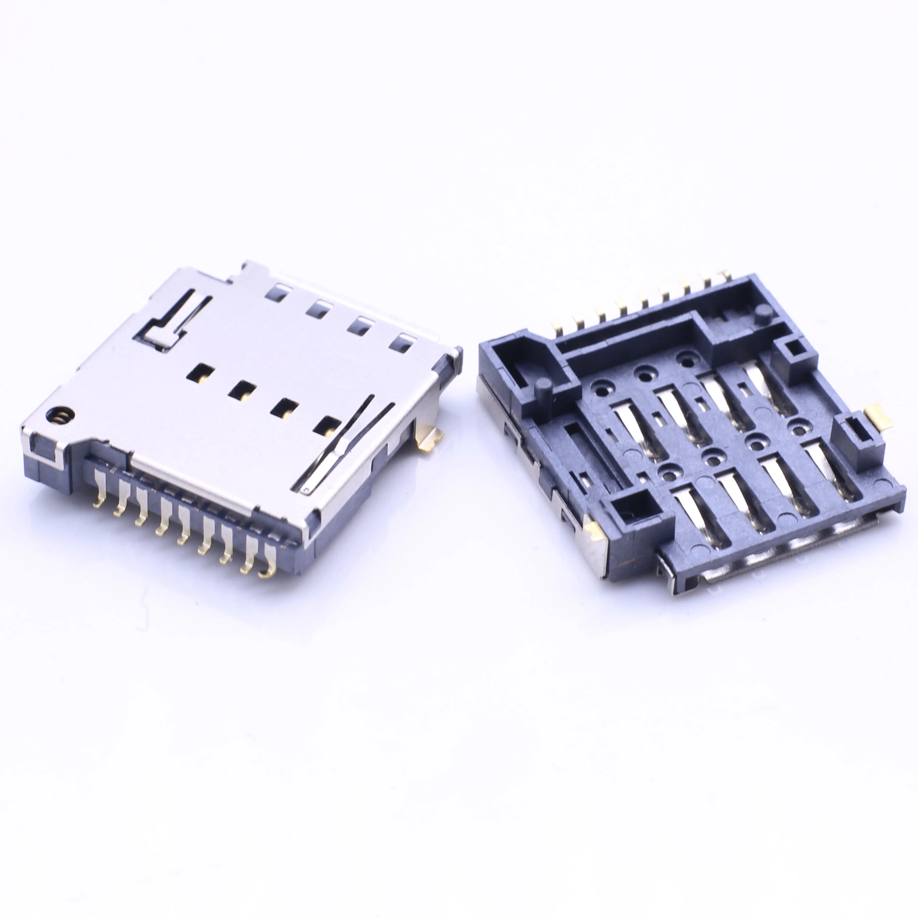 Micro Sim Push-Push Type Connector Socket micro sim 9P H3.65 Card Slot ...