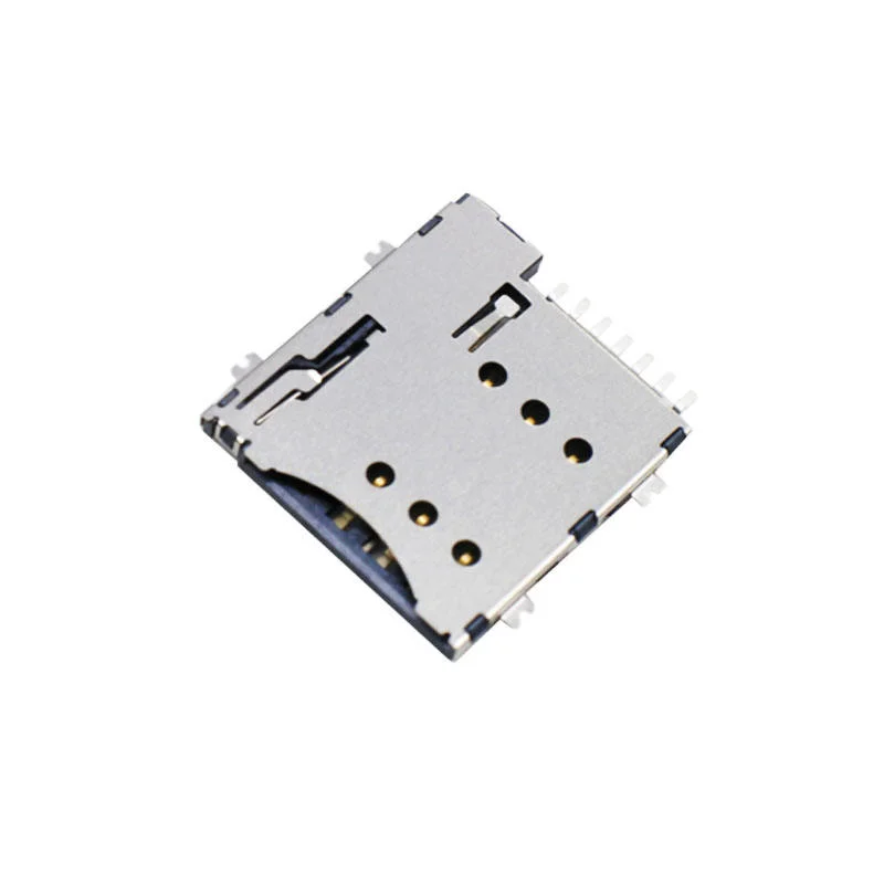 micro sim card socket connector push push 6P SMT
