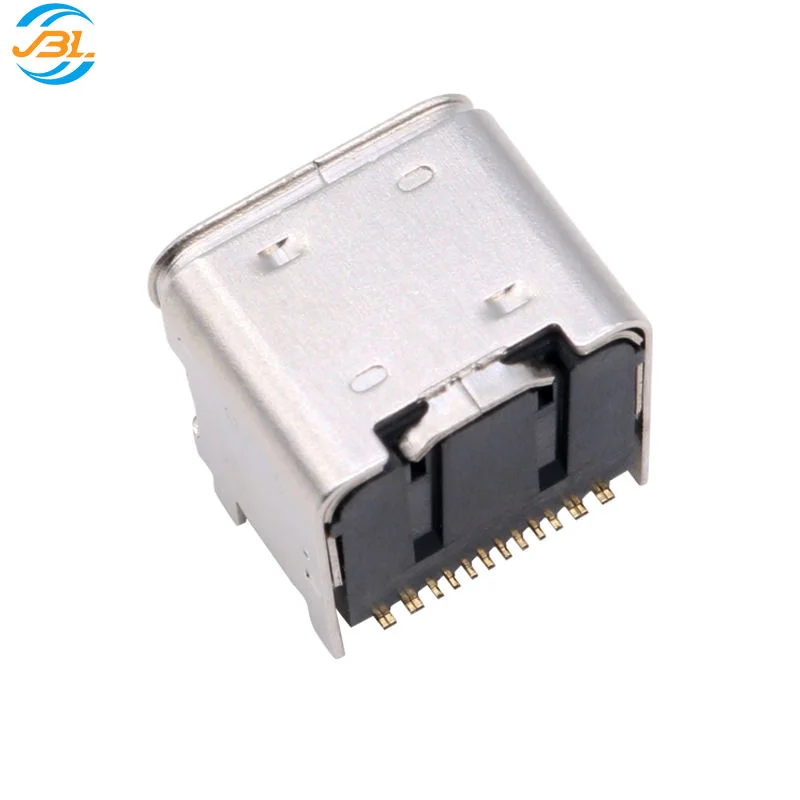 Type-c female 16PIN plate upper pad height TYPE USB C3.0 high frequency ...