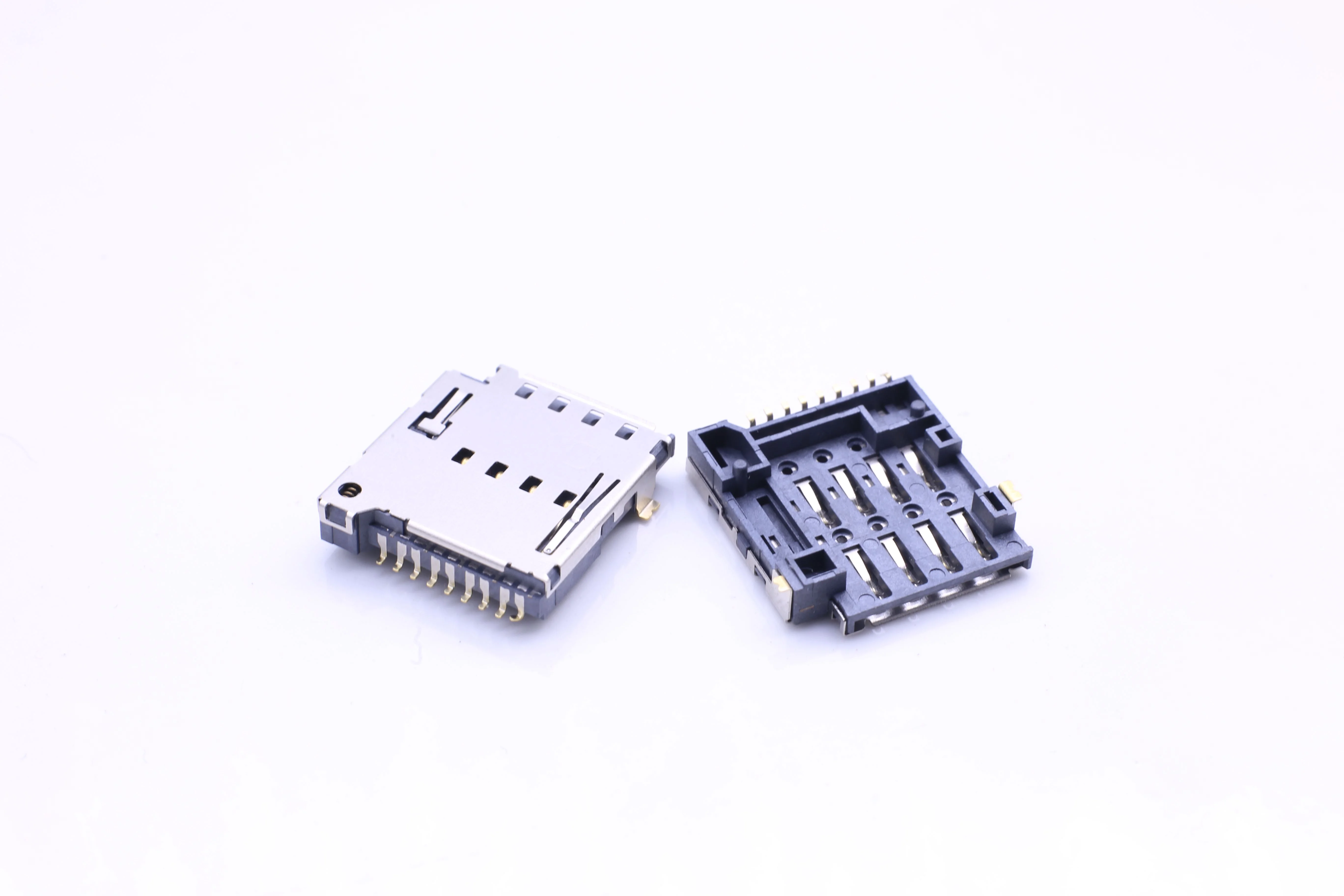 Micro Sim Push-Push Type Connector Socket micro sim 9P H3.65 Card Slot ...