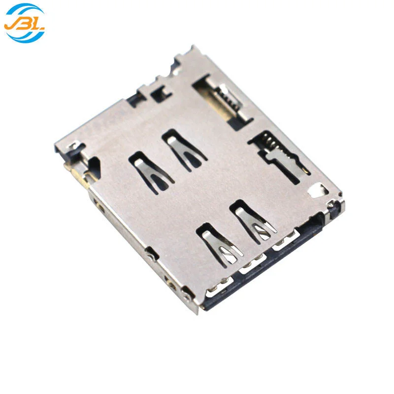 miniature H1.45 6 pin nano sim connectors slot socket P/N 102324792
