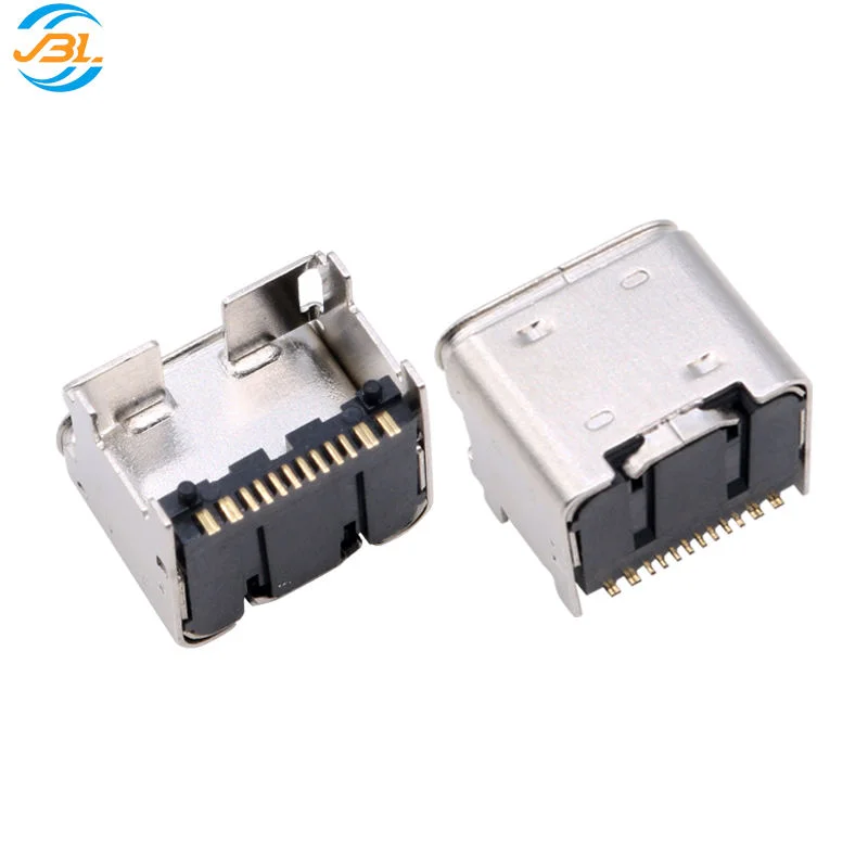 Type-c female 16PIN plate upper pad height TYPE USB C3.0 high frequency ...