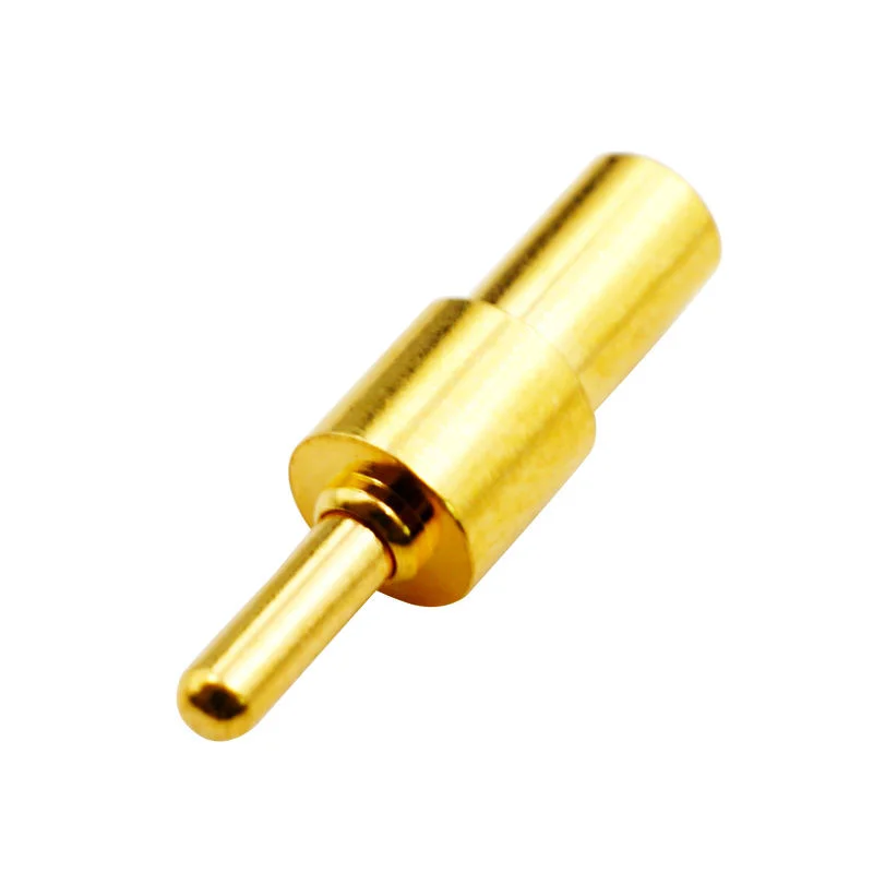 SMD spring loaded contact pin with solder tail and solder-cup versions