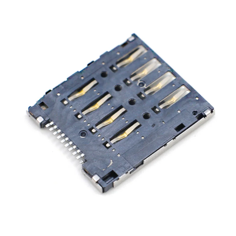 10 pin no push micro sim card slot connector holders for laptop 102314812