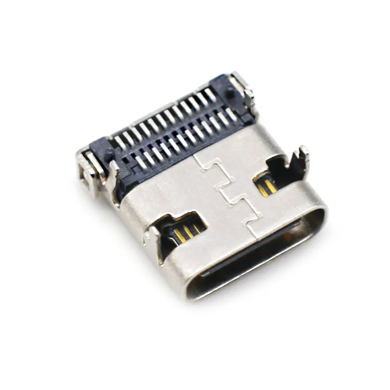 Pin Micro Usb Pcb Connector Female Solder Usb 24pin Smt Pcb Type C Cl032