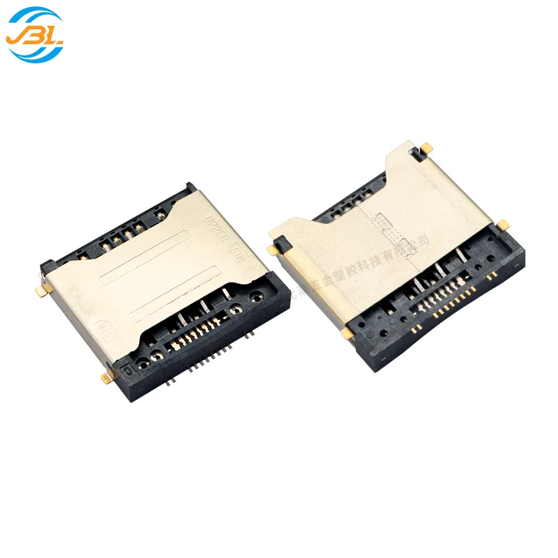 push pull two-layer sim card socket card slot connector SMT 102012912