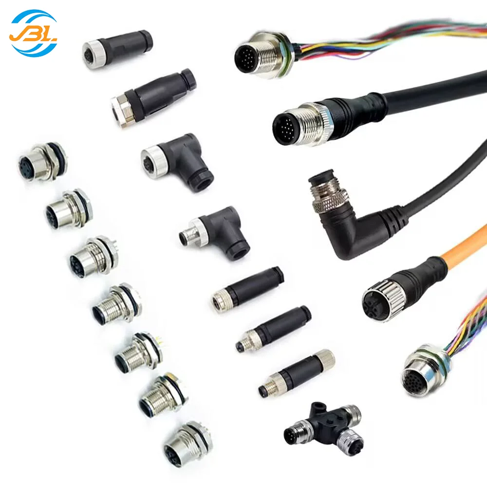 Customized Waterproof M8 M12 Cable Connector Sensor Wire | JBL Tech Co ...
