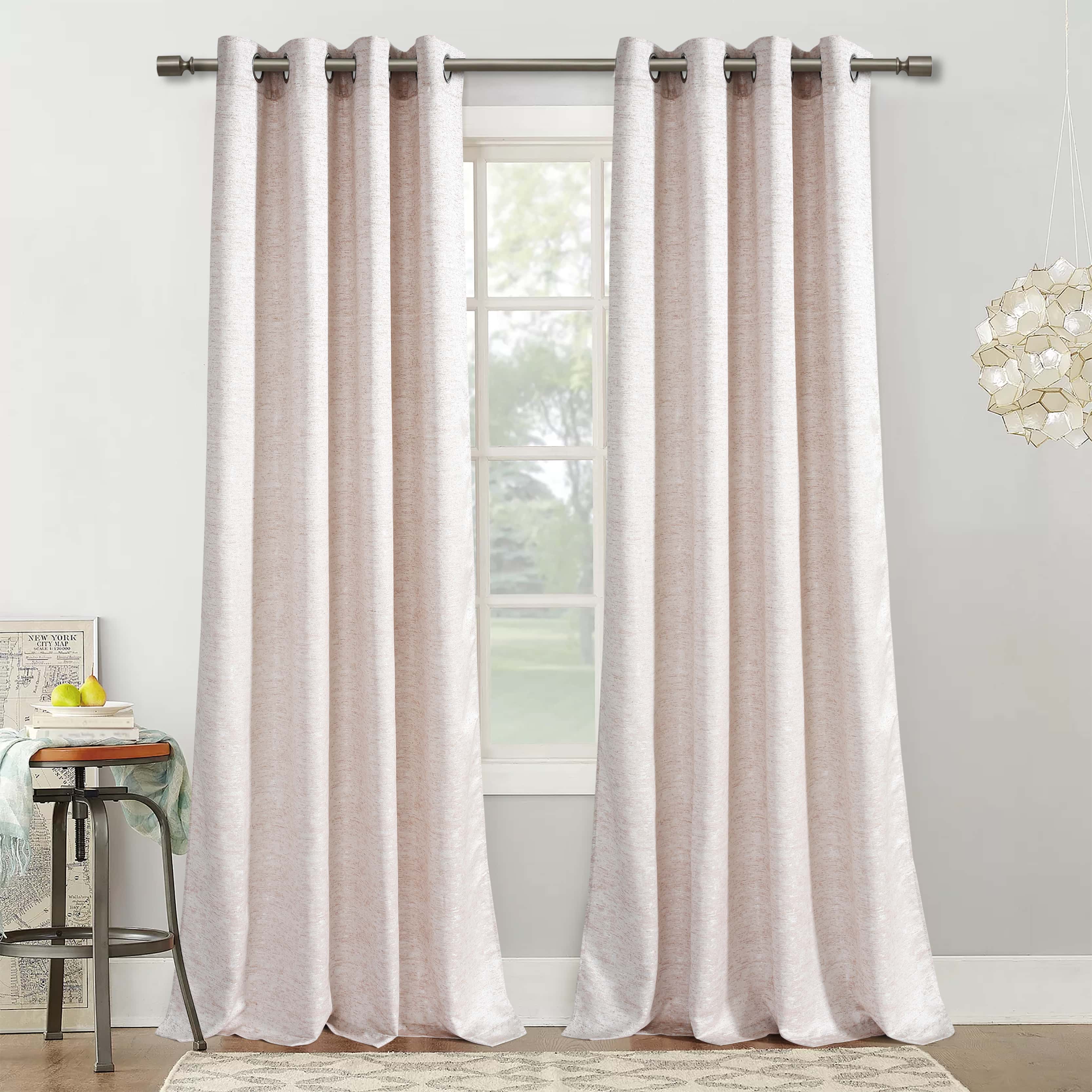 Jacquard Curtain light pink