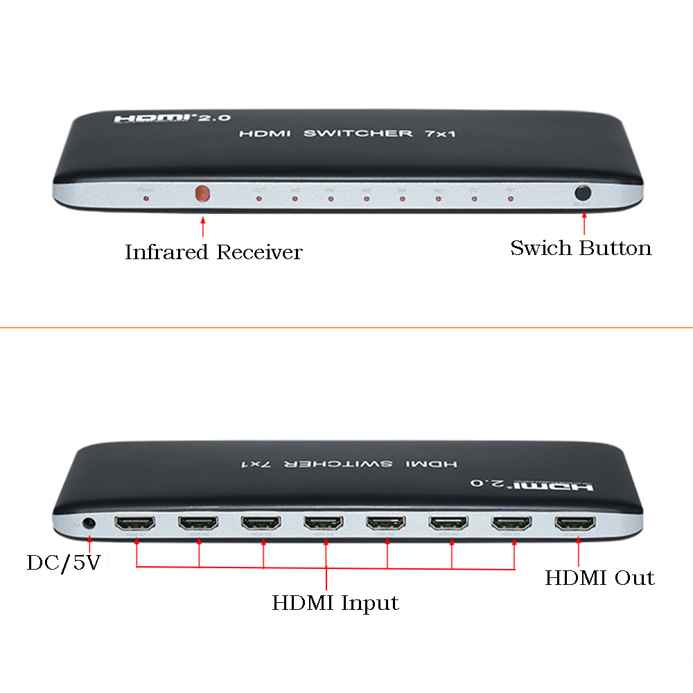 4K 7x1 UHD Switcher-BC701
