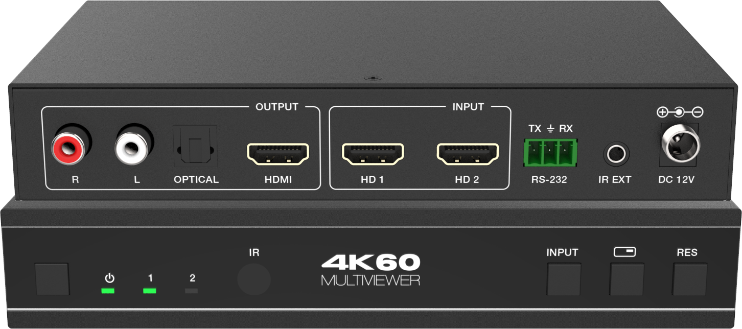 4K60 2x1 Multiviewer & Seamless UHD Video Switcher - Boost Your Video ...