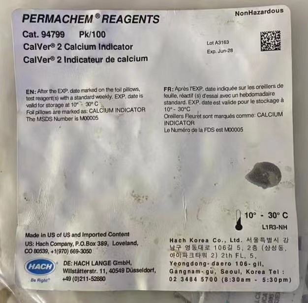 CalVer 2 鈣指示劑粉枕頭,pk/100 產品編號: 94799 價格: 聯繫我們18917745787或13501678530 用於通 ...
