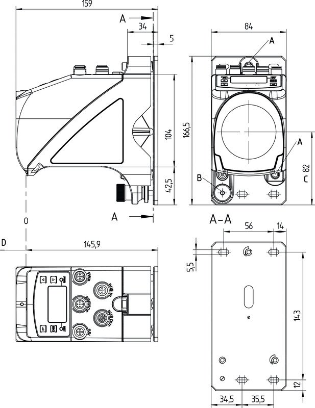 德国劳易测_Leuze_光学测距传感器_AMS 348i 300 H_条码定位系统_上海栎帛电子科技有限公司