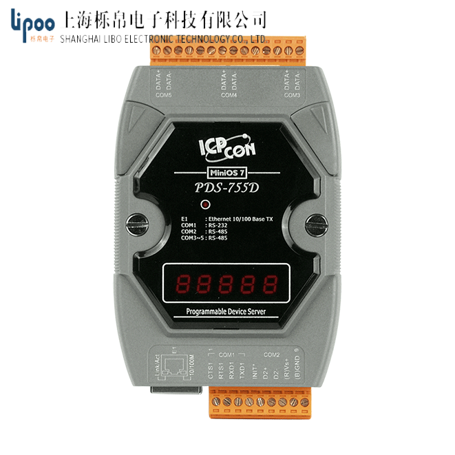 泓格模块_ICPCON_PDS-755D_串口服务器_泓格科技大陆分公司ICPDAS_上海栎帛电子科技有限公司