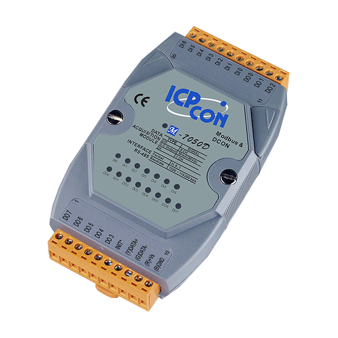 泓格模块_ICPCON_M-7050D_分布式I/O_泓格科技大陆分公司_上海栎帛电子科技有限公司