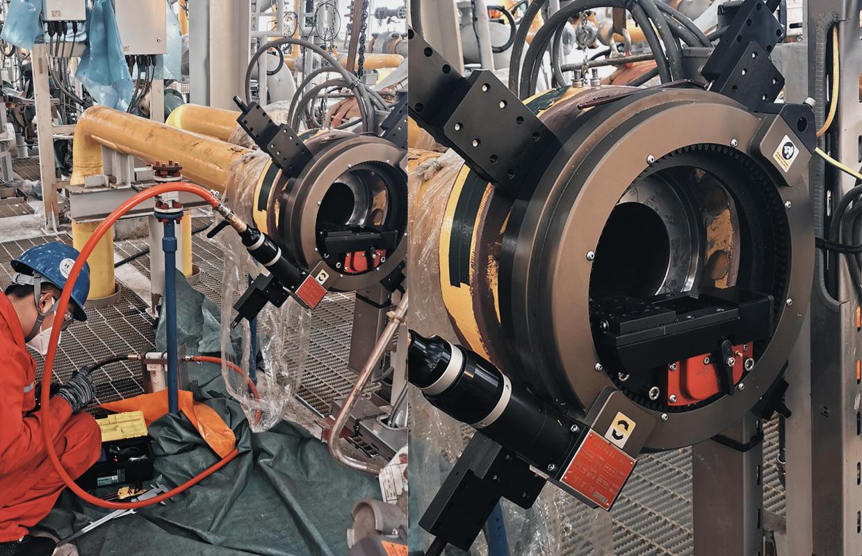 How to Expand the Clamping Range of FE12 Flange Facing Machine