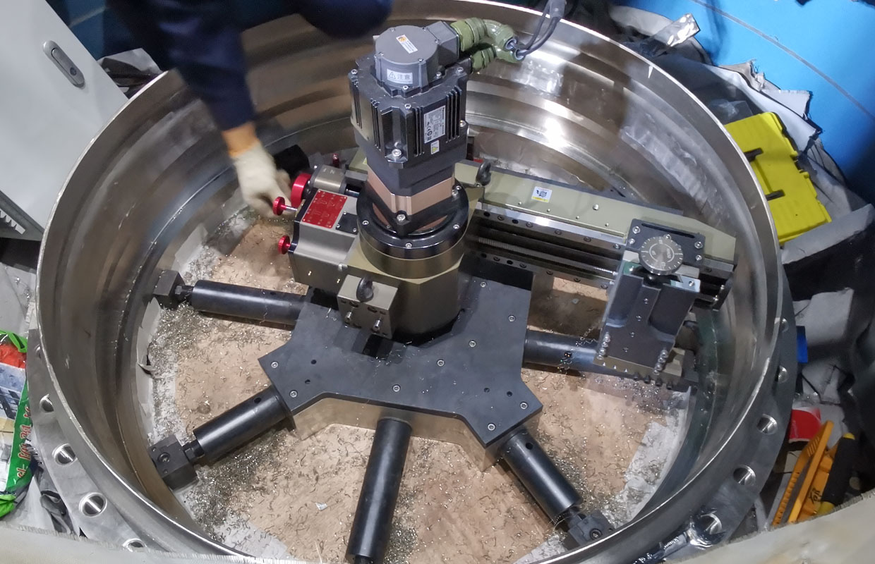 FI40 Flange Facing Machine: Challenge the Extra Machining Range