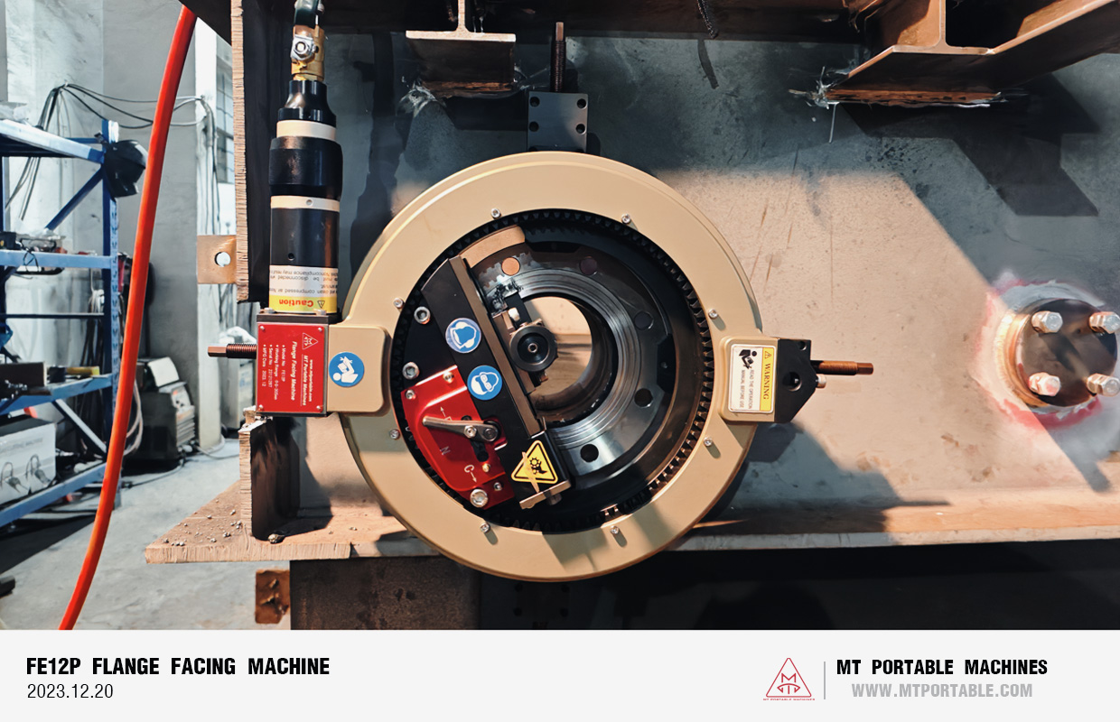 FE12P Flange Facing Machine & FE12 Flange Facer: high-precision ...