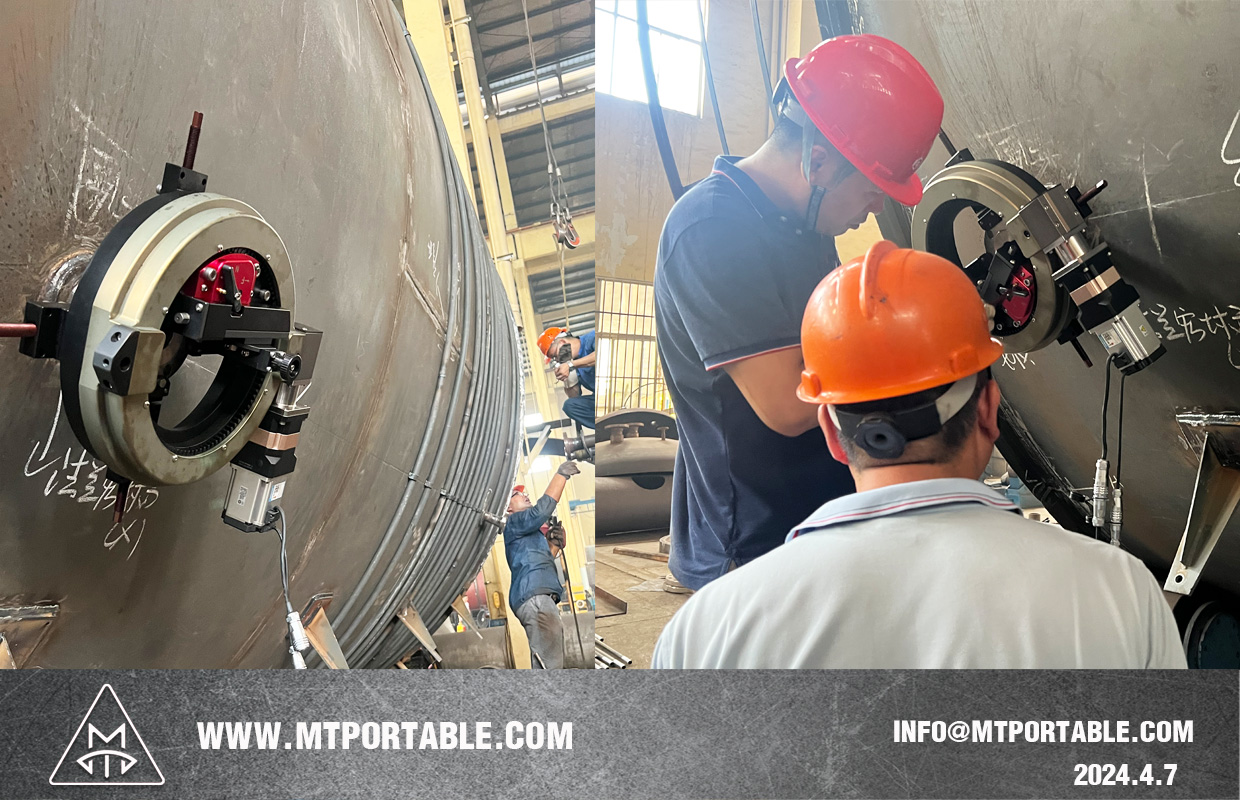 Small Flange Tank Repair | Flange Sealing Surface Restoration | FE12E ...