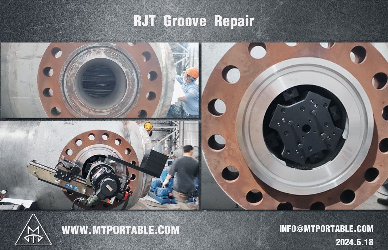 Flange Machining & On-Site Training | MT Portable Machine