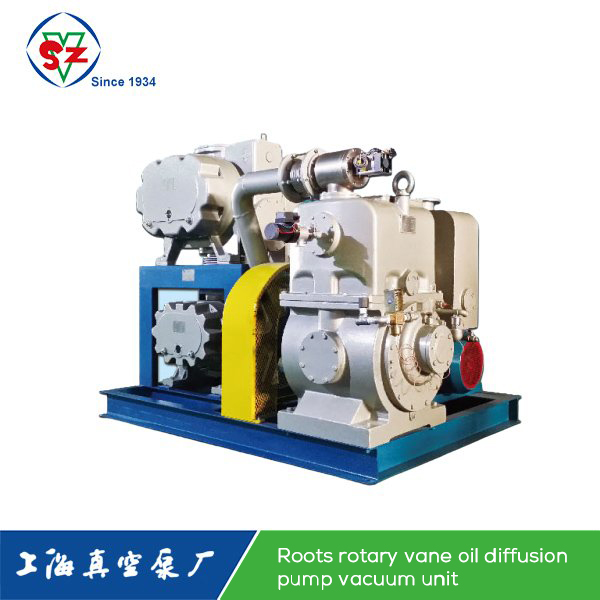 Roots rotary vane oil diffusion pump vacuum unit (LNG tank liquid tank ...