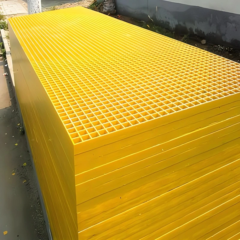 Fiberglass Mesh 38mm X 38mm Walkway Floor Composite GRP FRP Gratings ... Fiberglass Mesh 38mm X 38mm Walkway Floor Composite GRP FRP Gratings ...