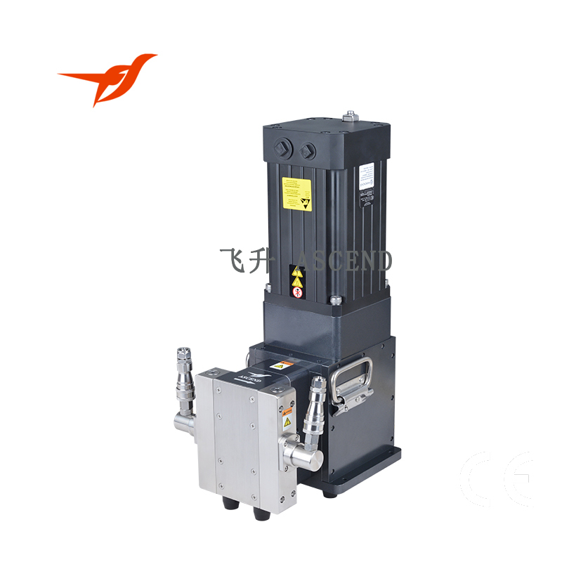 High efficiency, maintenance free injection pump for battery manufacture