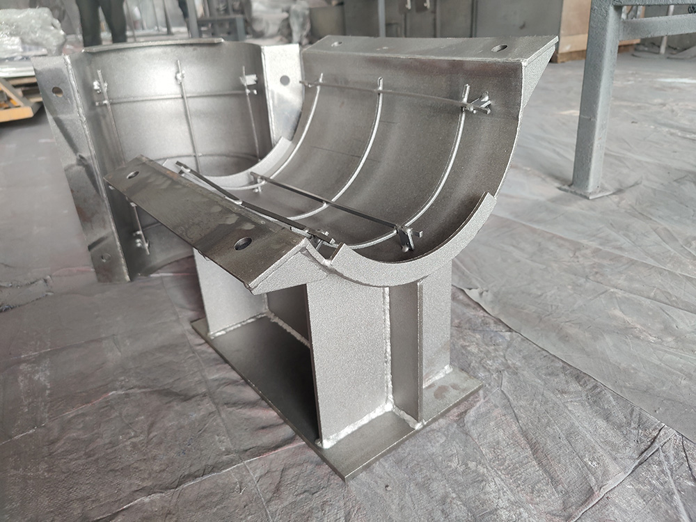 Pipe supports are connectors between pipelines and steel structures or ...