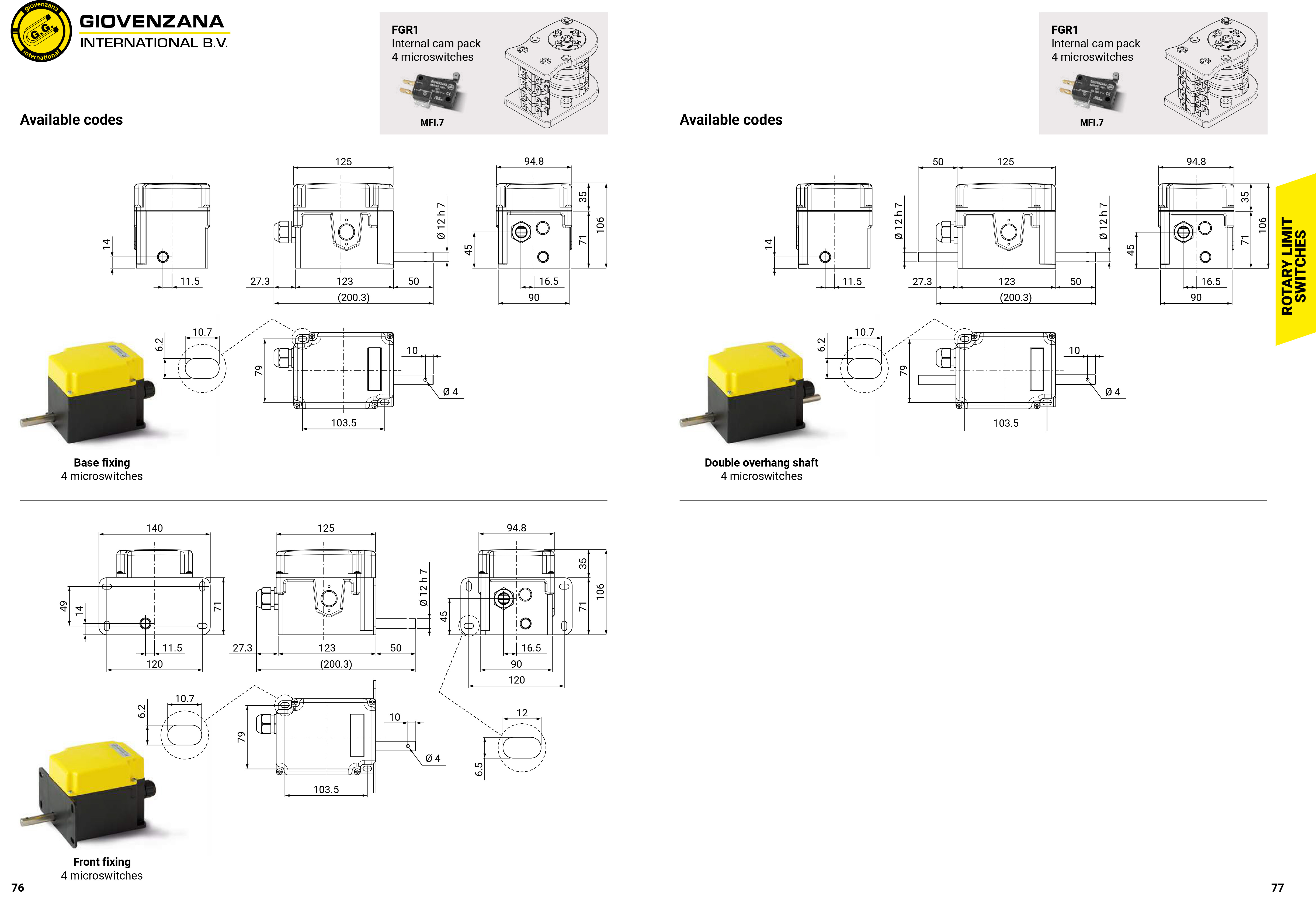 意大利GG限位开关FGR101004F_上海紫蓬实业发展有限公司