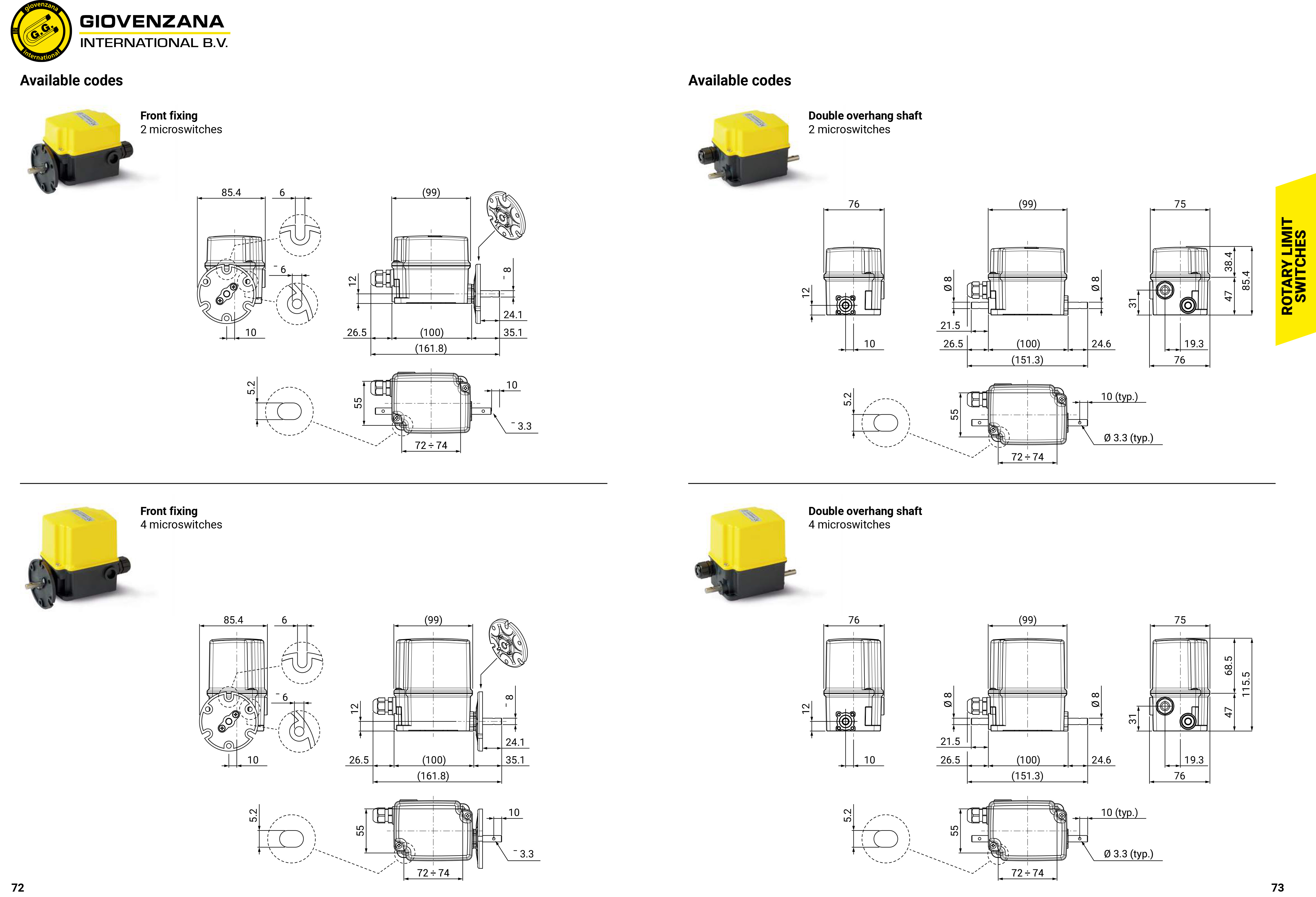 意大利GG限位开关FGR0-0100M-4A-WB-上海紫蓬实业发展有限公司