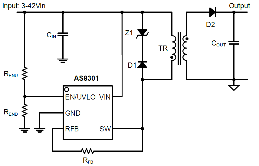 LT8301替代,隔离反激DCDC辅源芯片-互勒(深圳)科技有限公司