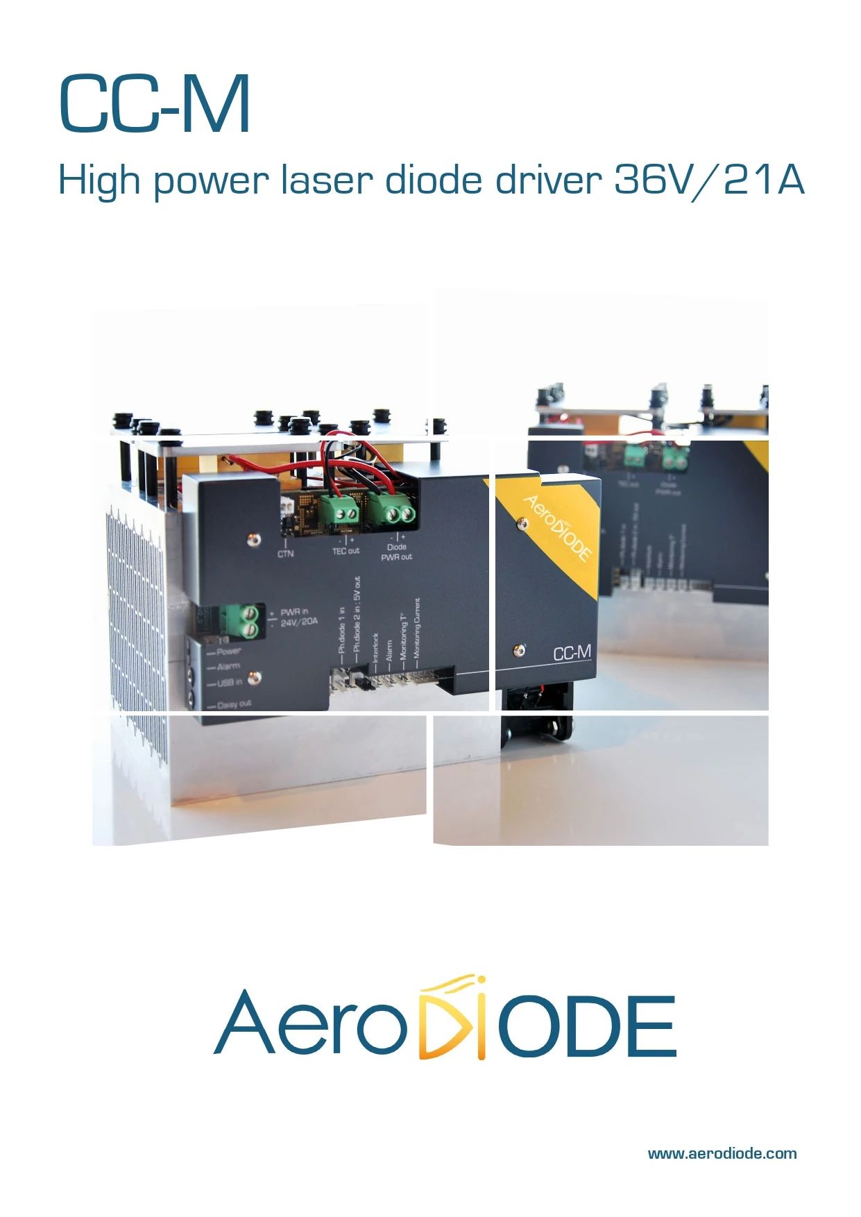 法国AeroDiode 150W高功率半导体激光管驱动器介绍_东方闪光（北京）光电科技有限公司