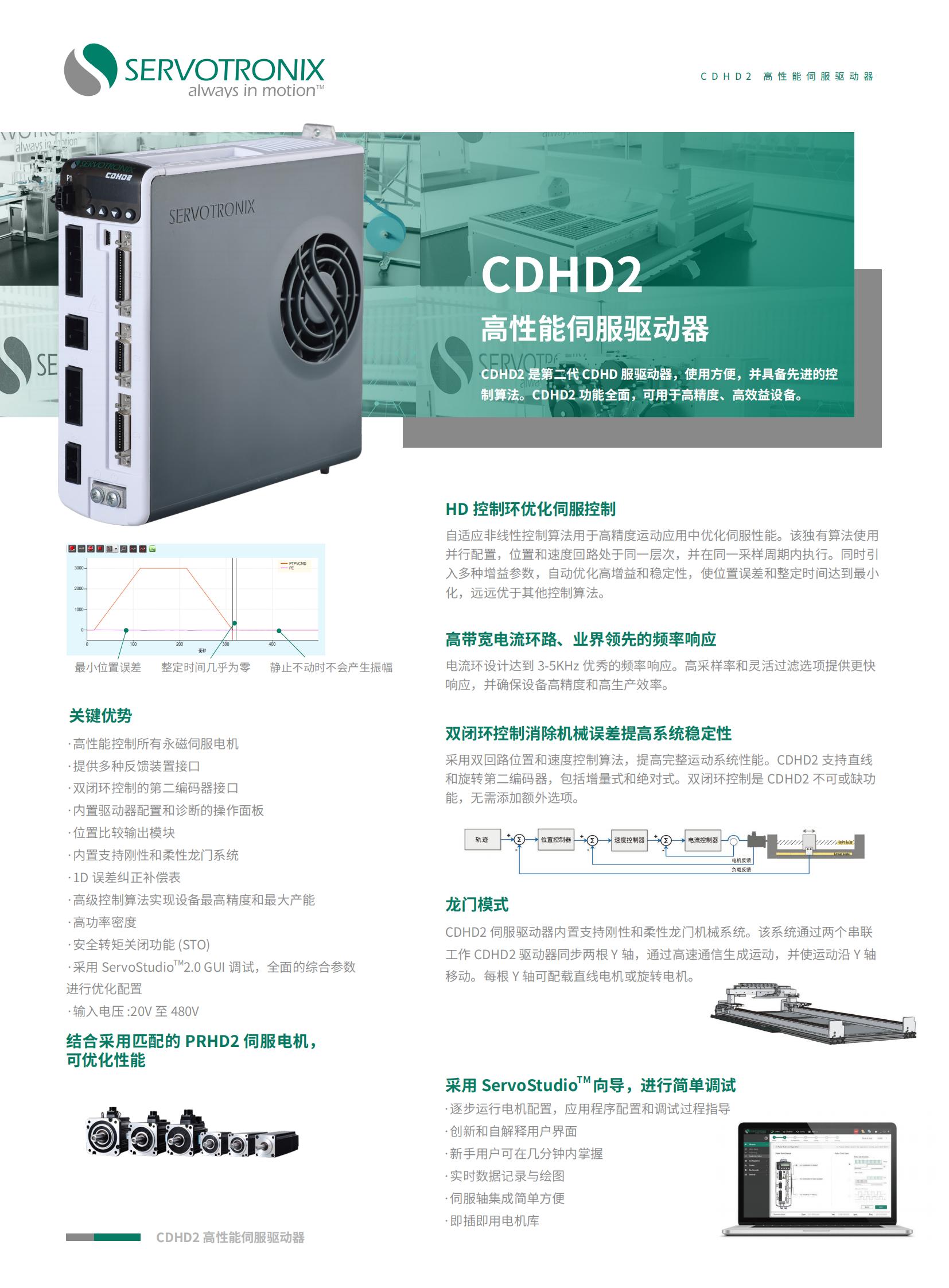 CDHD2-LV 低压高性能伺服驱动器_深圳市瑞必拓科技有限公司