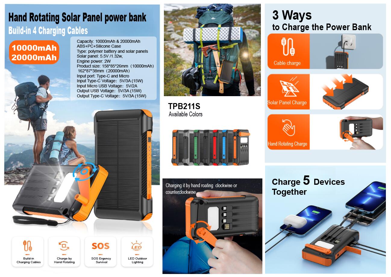 "TRIPOWER MagSafe Wireless Charge with Solar Panel Power Bank TPB808S ...