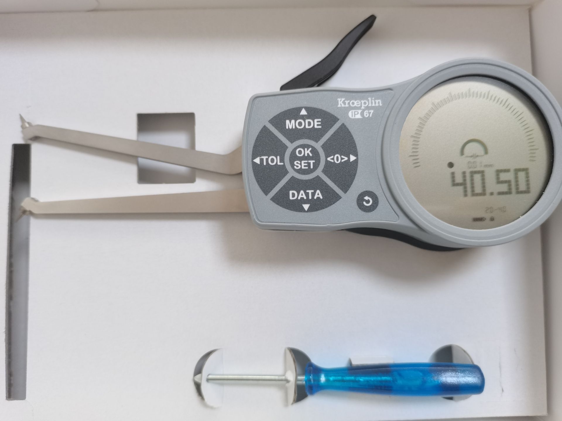 Kroeplin K220数显外径卡规_上海绿添科技有限公司