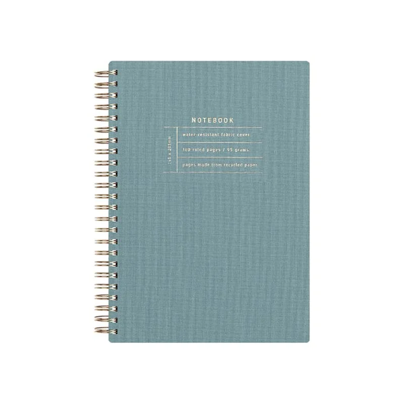 Waterproof Spiral Fabric Bound Notebook Manufacturer
