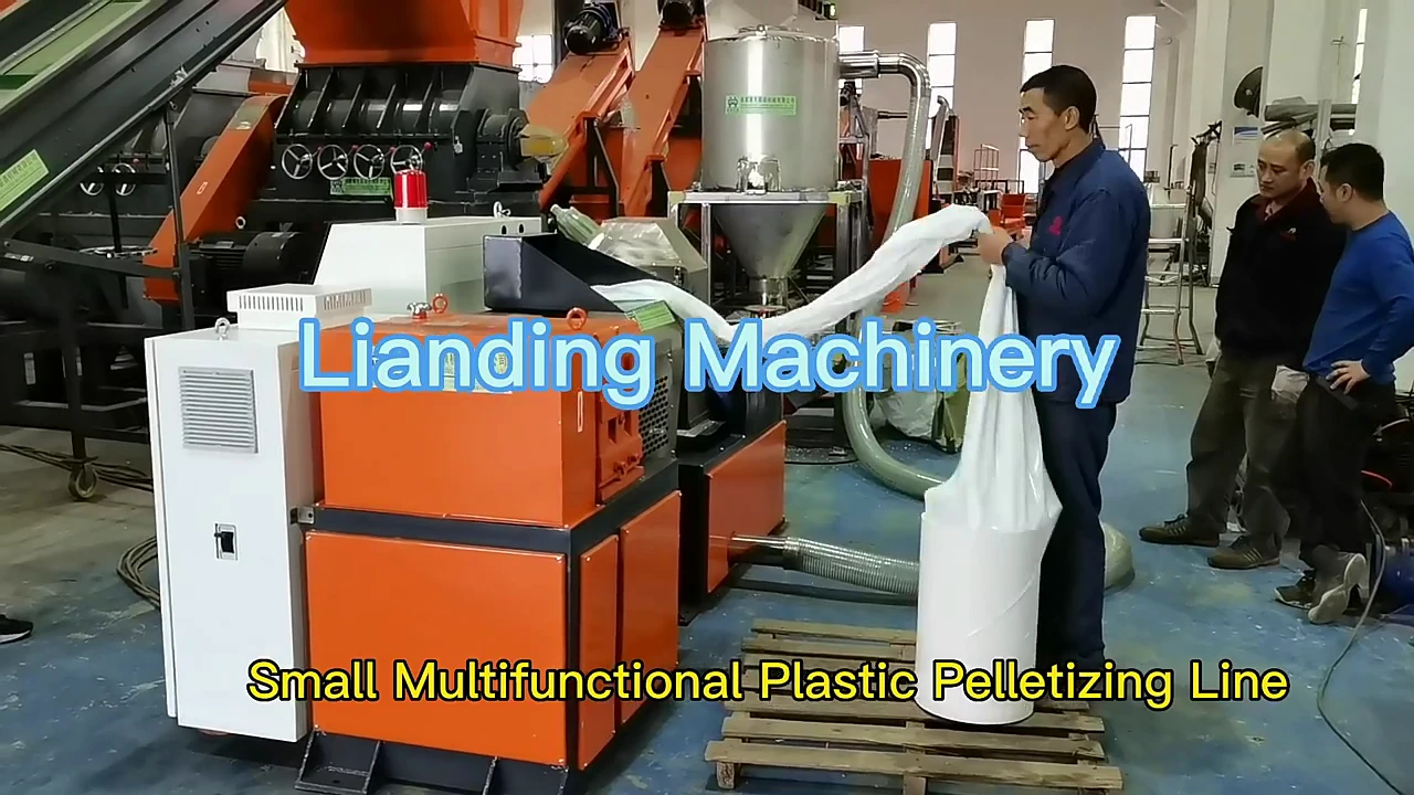 PP PE HDPE LDPE PVC Biodegradable Plastic Recycling Pelletizing Line ...